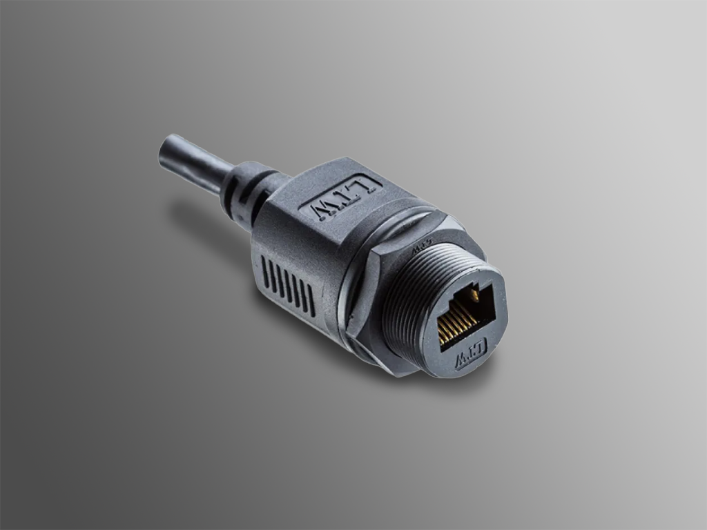Panel Mount RJ45 Ethernet Connector – Mectric Motorsport Electronics