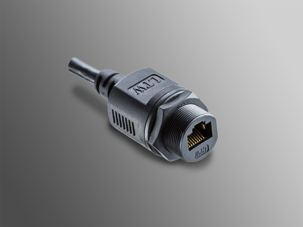 Panel Mount RJ45 Ethernet Connector – Mectric Motorsport Electronics